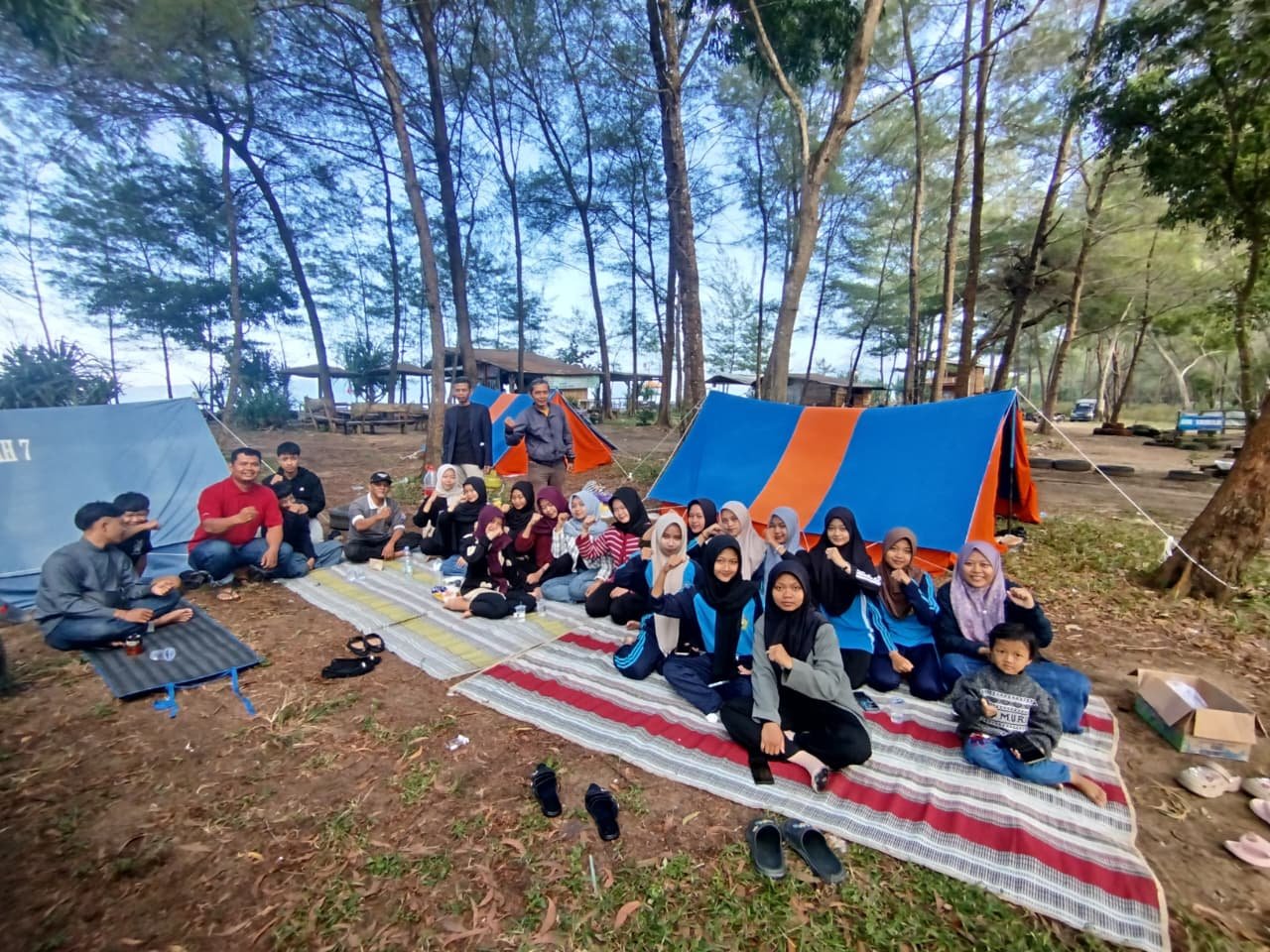 Konsep Camping di Outing Class SMA Muhammadiyah 3 Jetis Kembalikan Jati ...
